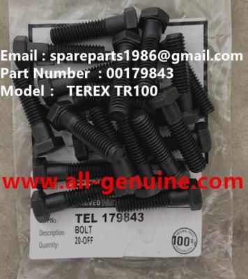 China TEREX 00179843 BOLT  QUARRY NHL RIGID DUMP TRUCK TR35 TR50 TR60 TR100 3303 3305B 3307 3311 for sale