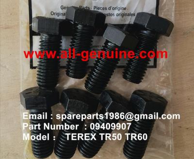 China TEREX 09409907 BOLT CUMMINS QUARRY NHL RIGID DUMP TRUCK TR35 TR50 TR60 TR100 3303 3305B 3307 3311 for sale
