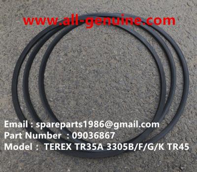 China TEREX 09036867 RING BACKUP OFF HIGHWAY NHL DUMP TRUCK TR35 TR50 TR60 TR100 3305B 3305F 3303 3307 TR45 TR70 MT4400 for sale