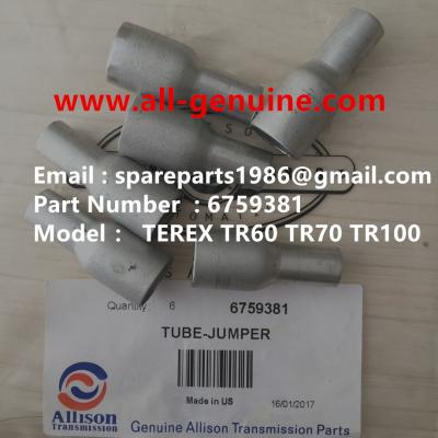China TEREX 6759381 JUMPER TUBE ALLISON OFF HIGHWAY NHL DUMP TRUCK TR35 TR50 TR60 TR100 3305B 3305F 3303 3307 TR45 TR70 MT4400 for sale