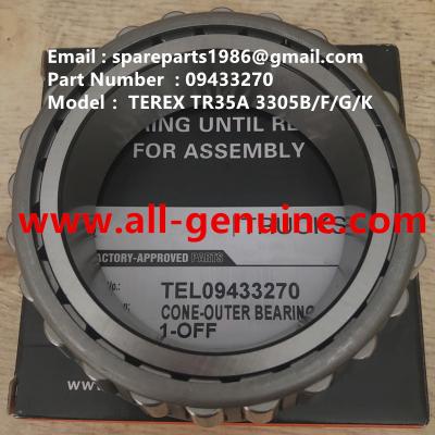 China TEREX 09433270 CONE BEARING OFF HIGHWAY NHL DUMP TRUCK TR35 TR50 TR60 TR100 3305B 3305F 3303 3307 TR45 TR70 MT4400 for sale
