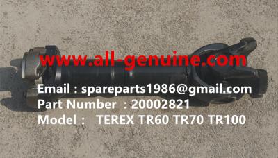 China TEREX 20002821 FRONT DRIVE SHAFT OFF HIGHWAY NHL DUMP TRUCK TR35 TR50 TR60 TR100 3305B 3305F 3303 3307 TR45 TR70 MT4400 for sale
