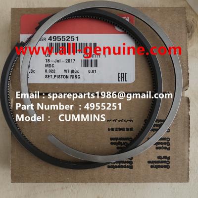 China 4955251 SET PISTON RING CUMMINS ENGINE TEREX NHL DUMP TRUCK  TR35 TR50 TR60 TR100 3305B 3305F 3303 3307 TR45 TR70 MT4400 for sale