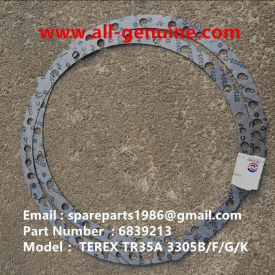 China 6839213 GASKET ALLISON TRANSMISSION TEREX NHL DUMP TRUCK  TR35 TR50 TR60 TR100 3305B 3305F 3303 3307 TR45 TR70 MT4400 for sale
