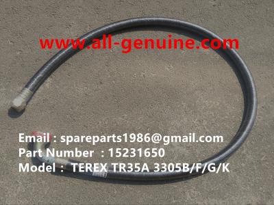 China 15231650 HOSE ASSY TEREX NHL SANY TR35A 3303 3305 3307 TR50 TR60 TR100 NTE240 NTE260 MT3600 MT3700 MT4400AC for sale