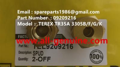 China 09209216 CONNECTOR OF TEREX NHL SANY TR35A 3303 3305 3307 TR50 TR60 TR100 NTE240 NTE260 MT3600 MT3700 MT4400AC for sale