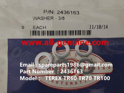 China 2436163 WASHER ALLISON TEREX NHL SANY TR35A 3303 3305 3307 TR50 TR60 TR100 NTE240 NTE260 MT3600 MT3700 MT4400AC for sale