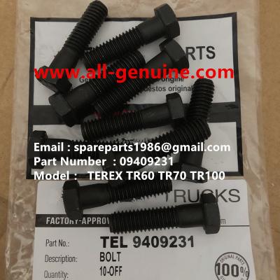 China 09409231 BOLT TEREX NHL SANY TR35A 3303 3305 3307 TR50 TR60 TR100 NTE240 NTE260 MT3600 MT3700 MT4400AC for sale
