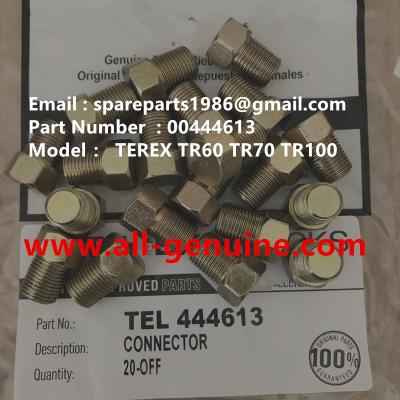 China 00444613 CONNECTOR TEREX NHL SANY TR35A 3303 3305 3307 TR50 TR60 TR100 NTE240 NTE260 MT3600 MT3700 MT4400AC for sale