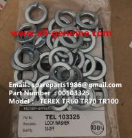 China 00103325 WASHER TEREX NHL DUMP TRUCK TR35 TR50 TR60 TR100  ALLISON UNIT RIG MT4400 MT3600 MT3300 MT3700 SANY for sale