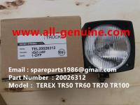China TEREX 20026312 HEAD LAMP  DUMP TRUCK TR35 TR50 TR60 TR100 3305B 3305F 3303 3307 TR45 TR70 MT4400 for sale