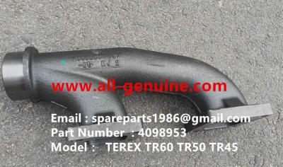 China TEREX  4098953 EXHAUST MANIFOLD NHL RIGID DUMP TRUCK TR35 TR50 TR60 TR100 3305B 3305F 3303 3307 TR45 TR70 MT4400 for sale