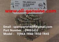 China TEREX 09051432 VALVE BLEEDER  NHL MINING DUMP TRUCK TR35 TR50 TR60 TR100 3305B 3305F 3303 3307 TR45 TR70 MT4400 for sale