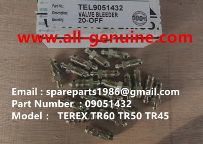 China TEREX 09051432 VALVE BLEEDER  NHL MINING DUMP TRUCK TR35 TR50 TR60 TR100 3305B 3305F 3303 3307 TR45 TR70 MT4400 for sale
