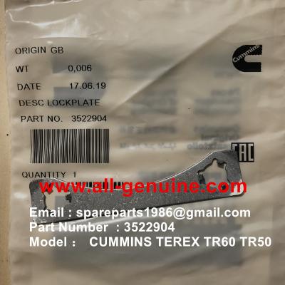 China TEREX  3522904 WASHER   NHL DUMP TRUCK TR35 TR50 TR60 TR100 3305B 3305F 3303 3307 TR45 TR70 MT4400 ALLISON for sale