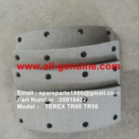 China 20018432 BRAKE PAD TEREX RIGID DUMP TRUCK NHL TR35A TR50 TR60 TR100 3303 3304 3305B 3307 CUMMINS ALLISON UNIT RIG MT4400 for sale