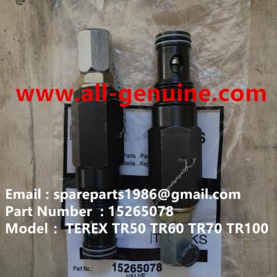 China TEREX 15265078 VALVE OFF HIGHWAY NHL MINING DUMP TRUCK TR35 TR50 TR60 TR100 3305B 3305F 3303 3307 TR45 TR70 MT4400 for sale
