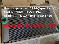China 15503194 RADIATOR TEREX RIGID DUMP TRUCK NHL TR35A TR50 TR60 TR100 3303 3305B 3307 CUMMINS ALLISON UNIT RIG MT4400 for sale