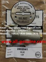 China TEREX 2402041 VALVE DRY MINING NHL DUMP TRUCK TR35 TR50 TR60 TR100 3305B 3305F 3303 3307 TR45 TR70 MT4400 for sale