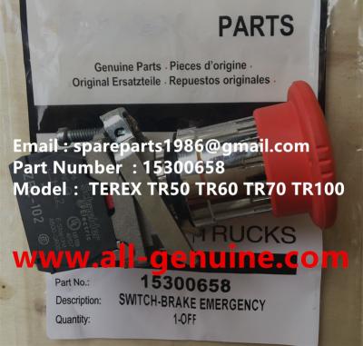 China 15300658 SWITCH EMERGENCY PARK TEREX NHL TR50 TR60 TR45 TR70 MINING DUMP TRUCK GENUINE for sale