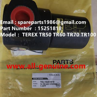 China TEREX 15251818 FILTER ASSY  NHL MINING DUMP TRUCK TR35 TR50 TR60 TR100 3305B 3305F 3303 3307 TR45 TR70 MT4400 for sale