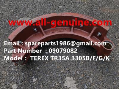 China TEREX 09079082 SHOE ASSY BRAKE MINING QUARRY NHL RIGID DUMP TRUCK TR35 TR50 TR60 TR100 3303 3305B 3307 3311 for sale