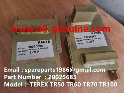 China TEREX 20025685 COMPRESSOR BRACKET NHL DUMP TRUCK MINING QUARRY TR50 TR60 TR70 TR100 for sale
