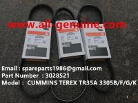 China TEREX  3028521 BELT  NHL RIGID DUMP TRUCK TR35 TR50 TR60 TR100 3305B 3305F 3303 3307 TR45 TR70 MT4400 for sale