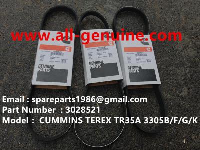 China TEREX  3028521 BELT  NHL RIGID DUMP TRUCK TR35 TR50 TR60 TR100 3305B 3305F 3303 3307 TR45 TR70 MT4400 for sale
