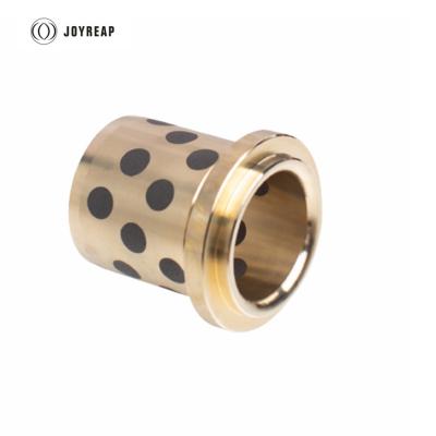 China JDB-90 Bronze Graphite Oilless Guiding Bushing - CuZn25Al6Fe3Mn3 Material with 2x Hardness for Mold Industry for sale