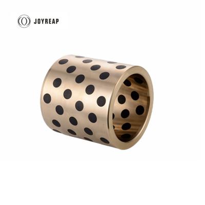 China C90800 Tin Bronze Graphite Bearings - Self-Lubricating Bushings with 50 MPa Load Capacity and 400°C Temperature Range for sale