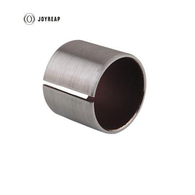 China SS304 SS316 Stainless Steel PTFE Lined Self-Lubricating Bushing Bearing 0.7-2.3mm Thickness -200°C to +280°C Range for sale