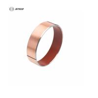 China ZR-014 Metal Polymer DU Bushing Composite PTFE Self-Lubricating Bearing 0.7-2.3mm Steel Backing for sale