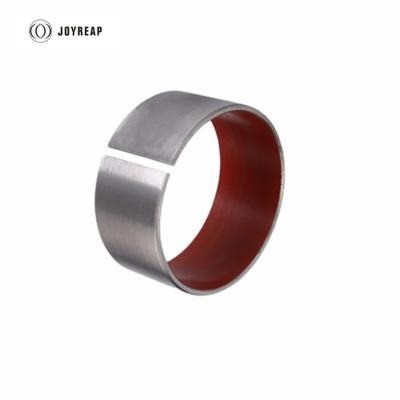 China PTFE Coated Metal Polymer Composite Plain Bearing DP4 Bushing - 250 N/mm Load Capacity, -200°C to +280°C Temperature Range for sale