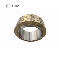 China Oiles 500 Spherical Plain Bearings with CuAl10Ni Aluminum Bronze and Graphite for High Load Applications for sale