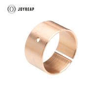 China ZR-090S Self-Lubricating Bronze Bushing 120N/mm² Load Capacity CuSn8P0.3 Alloy Agricultural Bearings for sale