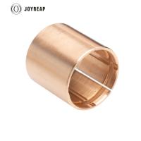 China Smooth Split Bronze Bearing Sleeve CuSn8P0.3 760916M1 with 120N/mm² Static Load and -100℃ to +200℃ Temperature Range for sale