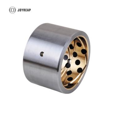 China Graphite Bronze Alloy Self-Lubricating Bearing with Steel Base - 50 HRC Hardness, 250°C Temperature Range for sale
