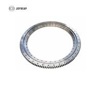 China Flanged Slewing Ring Bearing Four Point Contact Ball Bearing 100-15000mm External Diameter HRC55-62 Hardness for sale