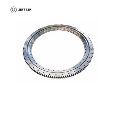 China Flanged Slewing Ring Bearing Four Point Contact Ball Bearing 100-15000mm External Diameter HRC55-62 Hardness for sale