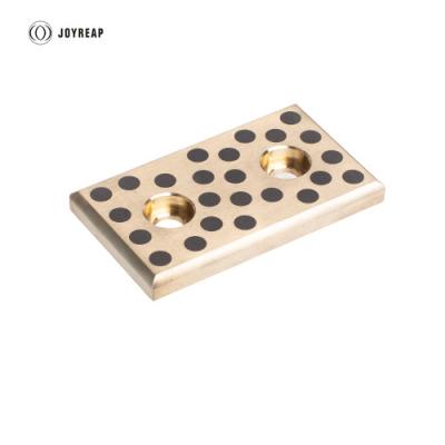China Solid Bronze Graphite Slide Plate Oiles 500 High Strength Wear Plate for Hydraulic Machinery for sale
