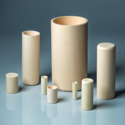 China CYC002 Alumina Ceramic Cylindrical Crucible Bushing - 95-99.7% Purity, 1000°C Thermal Stability, High Wear Resistance for sale