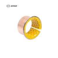 China SF-2 Yellow POM Self-Lubricating Sleeve Bearings Split Boundary Plain Journal Bushing Without Lead for Scania Applications for sale