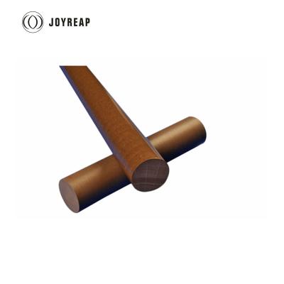 China 40% Bronze Filled PTFE Rod Tube Sheet Material with 2400 PSI Tensile Strength and 62-72 Shore D Hardness for sale