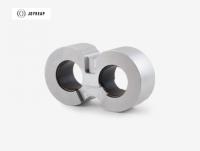 China JAB-T Aluminum Blocking Bushing Bearing 8 Shape Self Lubricating for Hydraulic Gear Pump Spare Parts for sale