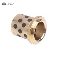 China High-Precision Self-Lubricating Flange Oiles Bearing CuSn5Pb5Zn5 Graphite -40°C to 400°C for sale
