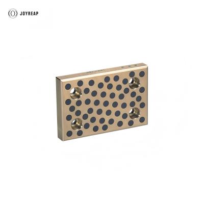 China Oil-Free Slide Plates Copper Alloy Graphite Embedded SEW150-250 Wear Plates for sale