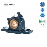 China Heavy-Duty Split Pillow Block Bearing Housings with Bronze Bushings for sale