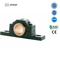 China Heavy-Duty Split Pillow Block Bearing Housings with Bronze Bushings for sale