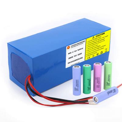 China 72V 30Ah Lithium Ion E-Bike Battery 5000W Electric Scooter Battery Pack for sale